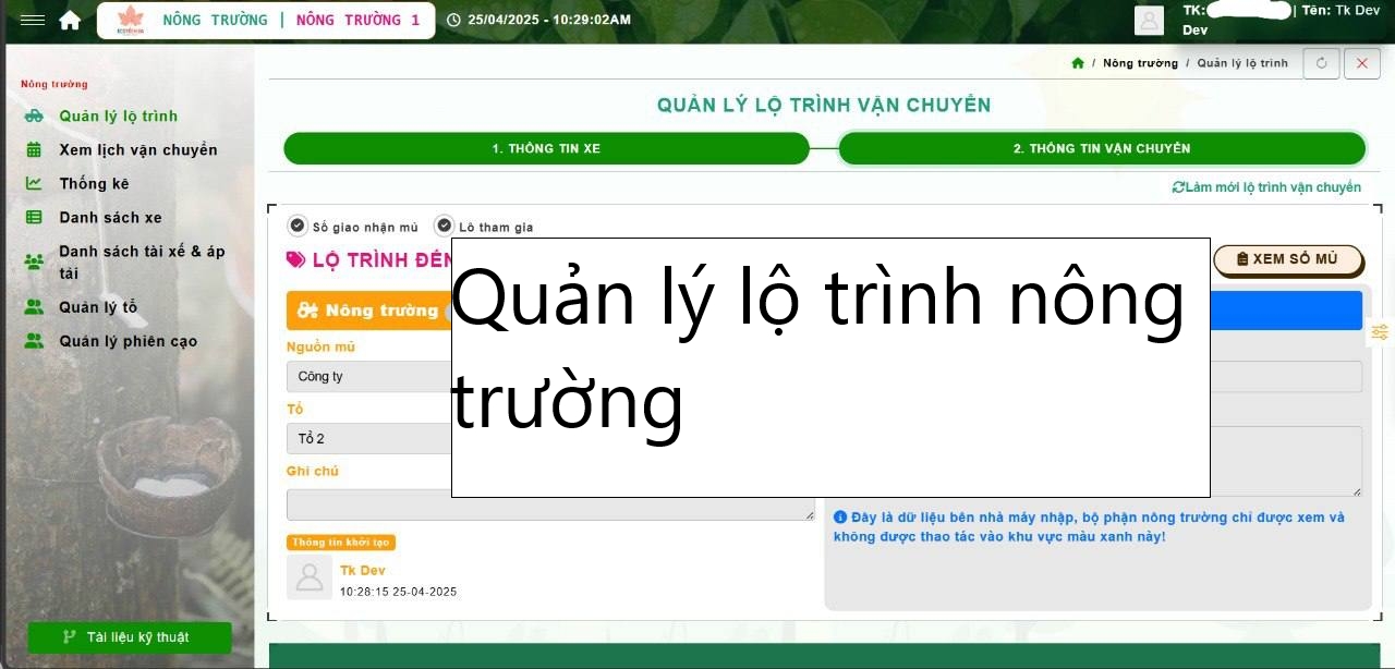 Truy xuất nguồn gốc EUDR | Ecotech 2A
