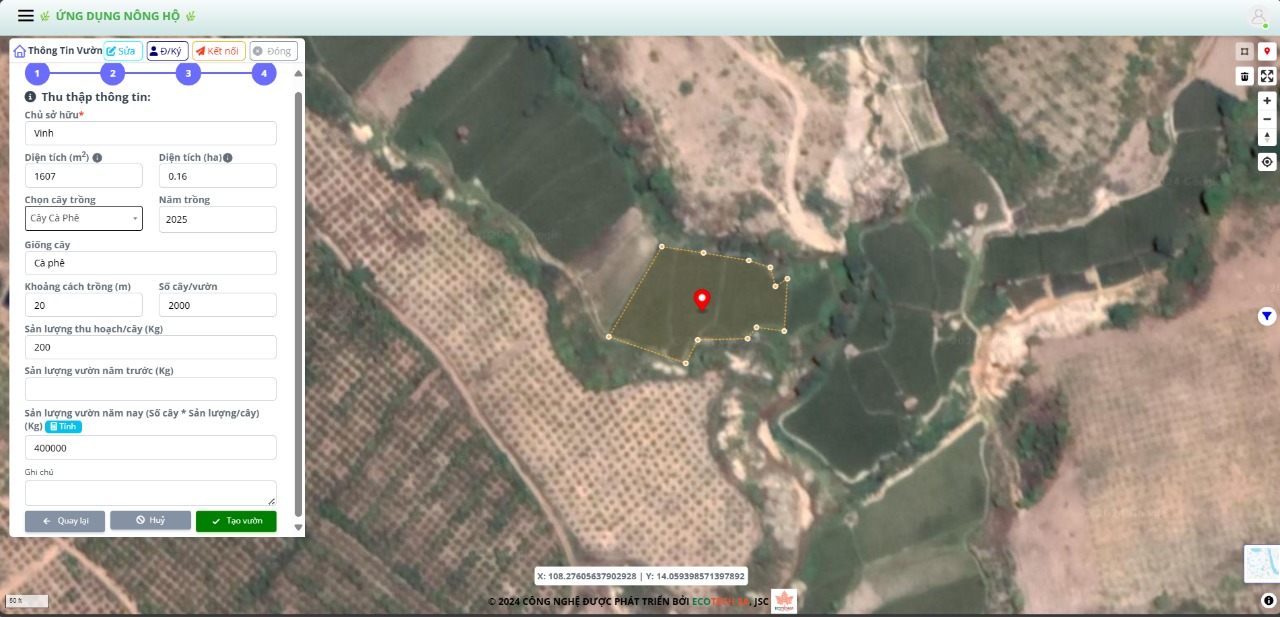 Truy xuất nguồn gốc EUDR | Ecotech 2A